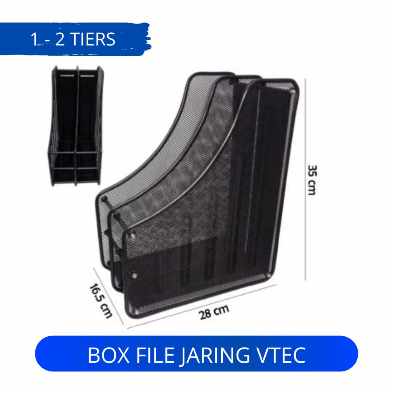 Box File Jaring Vtec / Box File Besi / Sysbox / Desk Organizer ...